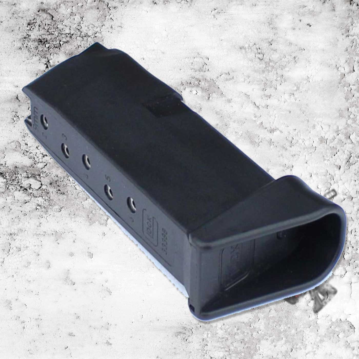 Magazine for Glock 43 OEM 9MM 6rd G43 mag w/ grip extension MF08855