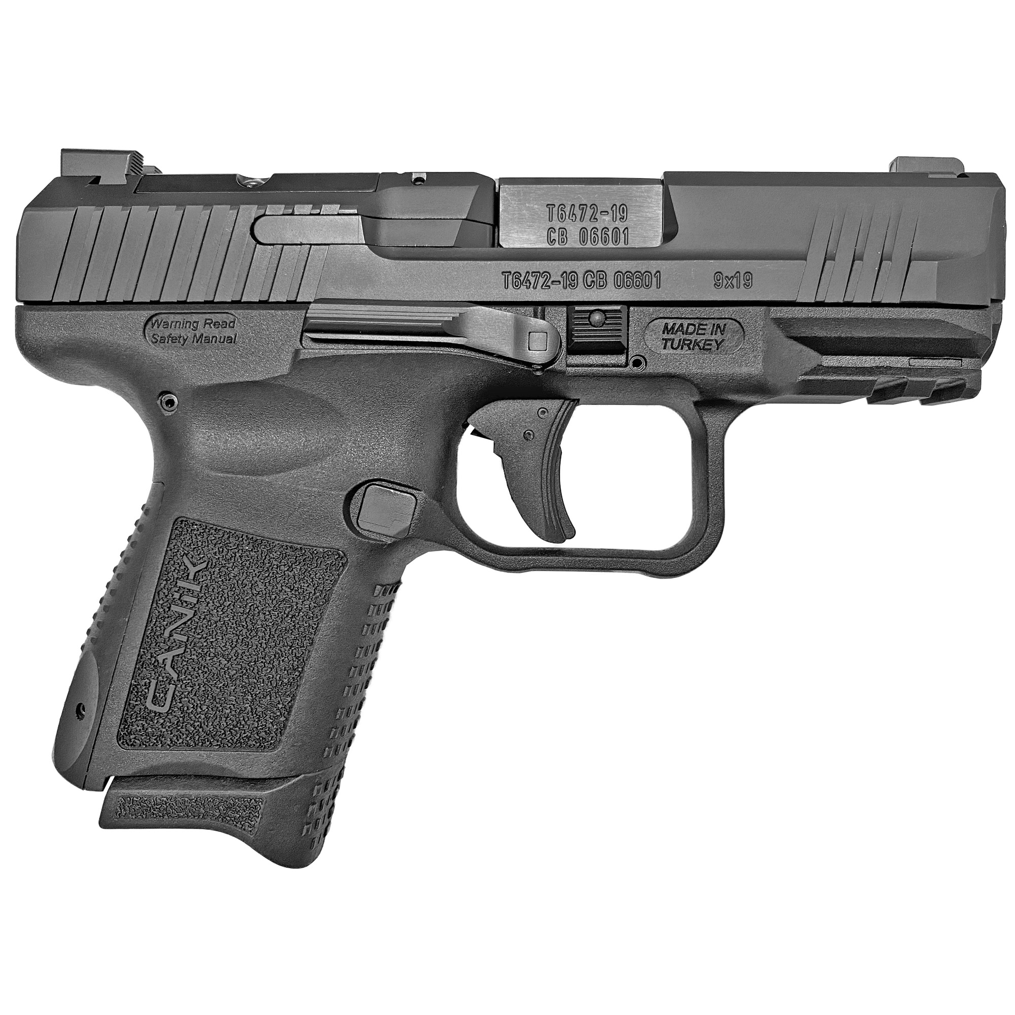 CANIK TP9 ELITE Sub Compact 9MM 3.6" 12rd Black Optics Ready