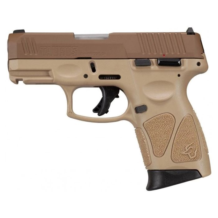 Taurus G3C 9mm Pistol Tan 10rd MA Compliant | Prepper Gun Shop