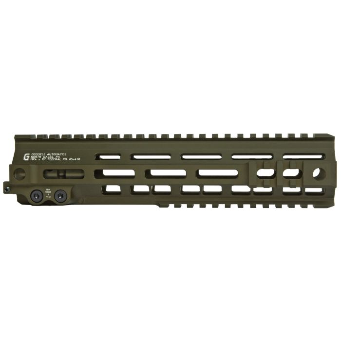 Geissele MK4 Federal 10in Rail OD Green | Prepper Gun Shop