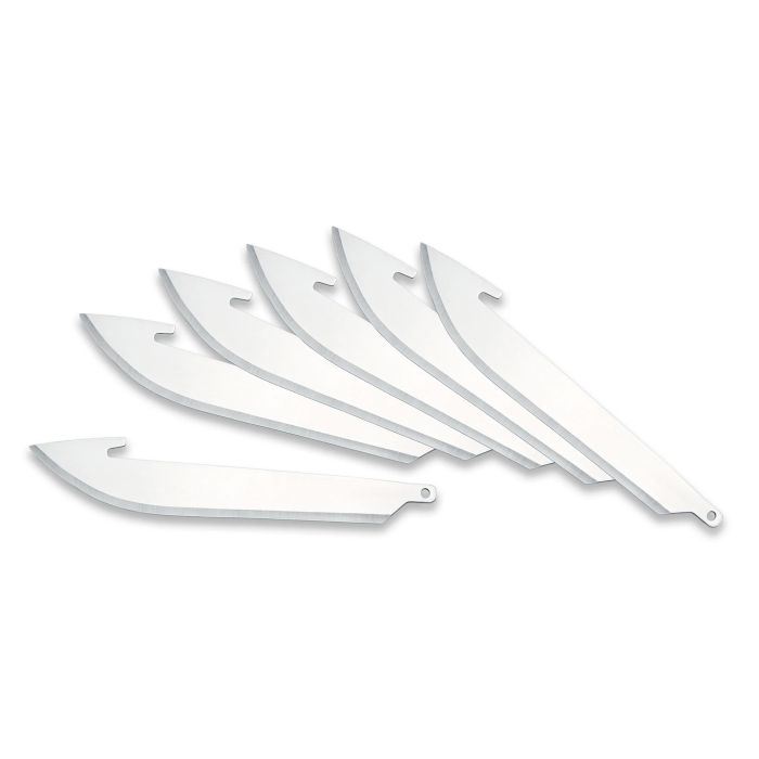 Outdoor Edge Drop-Point Blades 3.5" 6pk | Prepper Gun Shop