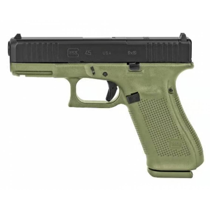 Glock 45 G45 Gen5 MOS Optics Ready 9mm 17rd Battlefield Green | Prepper ...