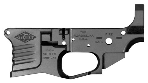 YHM STRIPPED BILLET LOWER RECEIVER FOR AR-15 5.56NATO BLACK YHM-125-BILLET